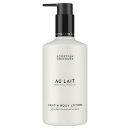 Scottish Fine Soaps Au Lait Hand & Body Lotion 300ml Pump Bottle