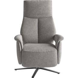 Sit & More TV-Sessel SIT & MORE, B:75cm H:115cm T:85cm, grau, 100% Polyester, Sessel, "TV Lazy", mit Herz-Waage-Positon und 3 Motoren