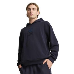 Puma - Kapuzenpullover f&uuml;r Herren, Baumwollmischung (Neues franz&ouml;sisches Marineblau)