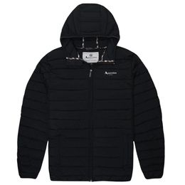 Aquascutum - Jacke f&uuml;r Herren, mit Kapuze, Aktiv (Schwarz)
