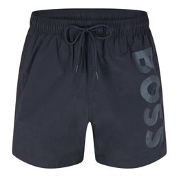 BOSS - "Octopus" Badeshorts f&uuml;r Herren, Logo (Dunkelgrau)