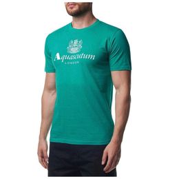 Aquascutum - "Bordeaux" T-Shirt f&uuml;r Herren (Leuchtend-Gr&uuml;n)