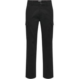 Only - Cargo-Hose f&uuml;r Herren (Schwarz)