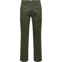 Only - Cargo-Hose f&uuml;r Herren (Oliv)