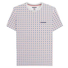Lambretta - "SS24" T-Shirt Rundum bedruckt f&uuml;r Herren (Wei&szlig;)