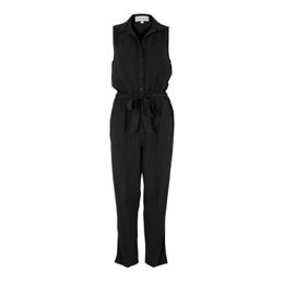Bella Dahl - Jumpsuit f&uuml;r Damen, Mit Kragen, &Auml;rmellos (Schwary)