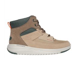 Skechers - "On The GO Stellar" Stiefeletten f&uuml;r Damen, Wildleder (Braungrau)