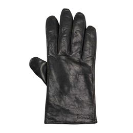BOSS - "Gioli" Handschuhe f&uuml;r Herren, Leder, Alltag, Leicht (Schwarz)