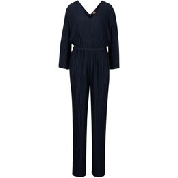 BOSS - Jumpsuit f&uuml;r Damen, Regul&auml;r, Blouson-&Auml;rmel (Blau)