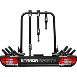 Atera Strada Sport 3 Pro Anh&auml;ngerkupplungstr&auml;ger f&uuml;r 3 Fahrr&auml;der erweiterbar auf 4 Fahrr&auml;der - Fahrradtr&auml;ger f&uuml;r Anh&auml;ngerkupplungen