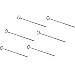 High Peak Stahl Ringkopf Erdnagel 6er Pack 20 cm silber - Zeltheringe & Abspannmaterial