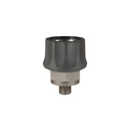 R+M de Wit / Suttner Kupplung ST-45-600 1/4"AG Edelstahl schwarz