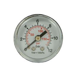 Mersch Manometer 40 mm 0-12 bar 1/8"AG Kunststoff