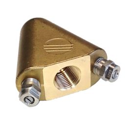 R+M de Wit / Suttner Flunderd&uuml;sentr&auml;ger 1/2"IG f&uuml;r 2x1/4 "NPT Flachstrahld&uuml;sen
