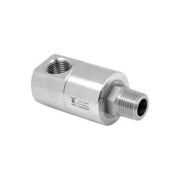 R+M de Wit / Suttner Drehgelenk DGE 90&deg; 1/2" IG-AG 275 b ar Geh&auml;use Messing vernic
