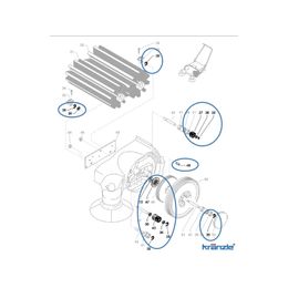 Kr&auml;nzle Kr&auml;nzle Reparatursatz Zahnradsatz links kpl. f&uuml;r Kehrmaschine 2 + 2