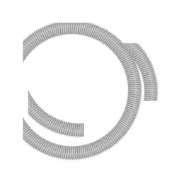 Mersch Schlauch 50 mm grau Meterware Max. Rollenl&auml;nge 20 M.