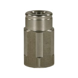 R+M de Wit / Suttner D&uuml;senmuffe 1/4-1/8 W Edelstahl