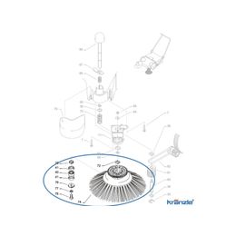 Kr&auml;nzle Kr&auml;nzle Reparatursatz Seitenbesen kpl. f&uuml;r Kehrmaschine 2 + 2