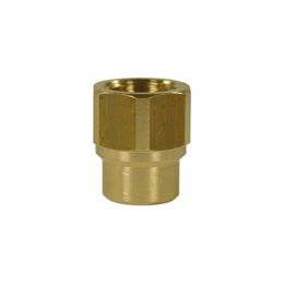 Mersch Muffe reduziert 1/4"IG : 1/8"IG Messing 400 bar