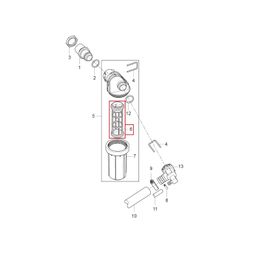 Nilfisk FILTER CARTRIDGE WITHOUT FLANGE