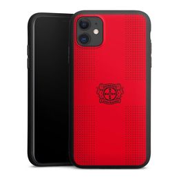 DeinDesign iPhone 11 Handy Premium Silikon H&uuml;lle Handyh&uuml;lle schwarz Case Logo Bayer 04 Leverkusen Official Licensed Product Silikon Premium Case