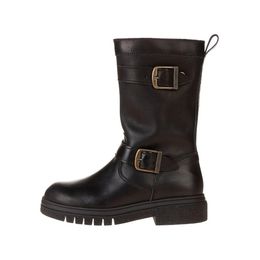 lamino Leder-Stiefel in Schwarz - 53% | Gr&ouml;&szlig;e 35 | Kinderstiefel