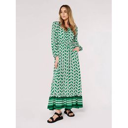 Apricot Kleid in Gr&uuml;n - 51% | Gr&ouml;&szlig;e M | Damen-kleider