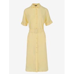 Mexx Leinen-Kleid in Gelb - 56% | Gr&ouml;&szlig;e 38 | Damen-kleider