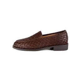 l37 Leder-Mokassins in Braun - 62% | Gr&ouml;&szlig;e 39 | Damen-schuhe-halbschuhe