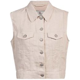 Herrlicher Weste "Binie" in Beige - 51% | Gr&ouml;&szlig;e M | Damenjacken