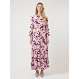 Y.A.S YAS Kleid in Creme/ Rosa - 27% | Gr&ouml;&szlig;e S | Damen-kleider