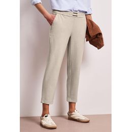 Street One Hose in Beige - 42% | Gr&ouml;&szlig;e 40/L28 | Damenhosen