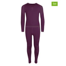 Trollkids 2tlg. Funktionsw&auml;sche-Set "Hemsedal Baselayer" in Lila - 37% | Gr&ouml;&szlig;e 140 | Kinder-outdoor-waesche