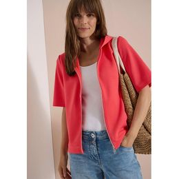 Cecil Sweatjacke in Rot - 38% | Gr&ouml;&szlig;e XL | Damen-sweatshirts-jacken
