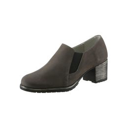 Heine Leder-Ankle-Boots in Anthrazit - 74% | Gr&ouml;&szlig;e 39 | Stiefeletten
