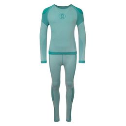 Trollkids 2tlg. Funktionsw&auml;sche-Set "Hemsedal Baselayer" in T&uuml;rkis - 51% | Gr&ouml;&szlig;e 140 | Kinder-outdoor-waesche