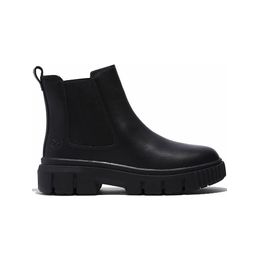 Timberland Leder-Chelsea-Boots "Greyfield" in Schwarz - 50% | Gr&ouml;&szlig;e 40 | Stiefeletten