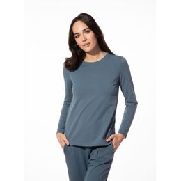 Short Stories Pyjama-Oberteil in Blaugrau - 50% | Gr&ouml;&szlig;e M | Damen-loungewear