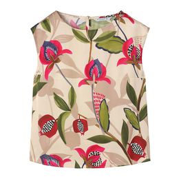 TATUUM Blusentop in Sand/ Gr&uuml;n/ Pink - 22% | Gr&ouml;&szlig;e 36 | Damen-blusen