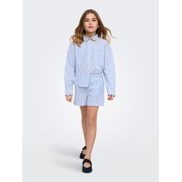 KIDS Only Shorts "Milla" in Hellblau/ Wei&szlig; - 52% | Gr&ouml;&szlig;e 146 | Kinderhosen