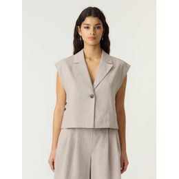 Y.A.S YAS Weste in Beige - 50% | Gr&ouml;&szlig;e 40 | Damenjacken