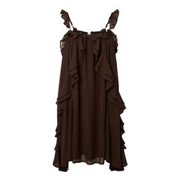Y.A.S YAS Kleid in Braun - 34% | Gr&ouml;&szlig;e 42 | Damen-kleider