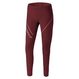 Dynafit Funktionsleggings "WINTER RUNNING" in Bordeaux - 69% | Gr&ouml;&szlig;e 34 | Damen-sporthosen