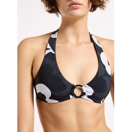 Jets Bikini-Oberteil in Schwarz/ Creme - 73% | Gr&ouml;&szlig;e M | Damen-bademode