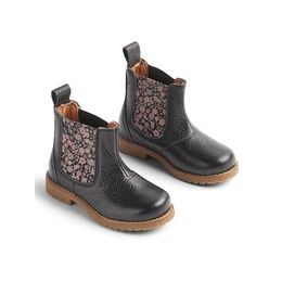 Wheat Leder-Chelsea-Boots in Schwarz - 54% | Gr&ouml;&szlig;e 28 | Kinderstiefeletten