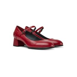 Camper Leder-Pumps in Rot - 52% | Gr&ouml;&szlig;e 38 | Pumps