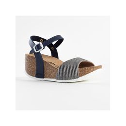 BAYTON Keilsandaletten "Maya" in Dunkelblau - 52% | Gr&ouml;&szlig;e 38 | Damen-sandalen