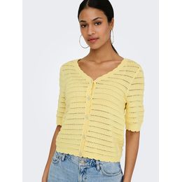Jacqueline de Yong JDY Cardigan in Gelb - 45% | Gr&ouml;&szlig;e S | Damen-pullover-cardigans