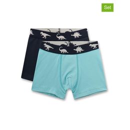 Sanetta 2er-Set: Boxershorts in Schwarz/ Hellblau - 18% | Gr&ouml;&szlig;e 92 | Kinder-waesche